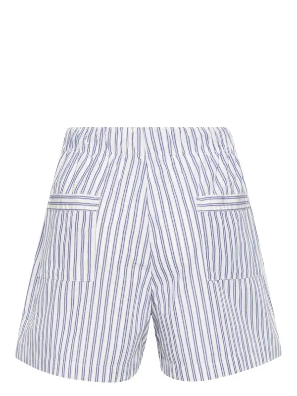 TEKLA Striped Poplin Pyjama Shorts