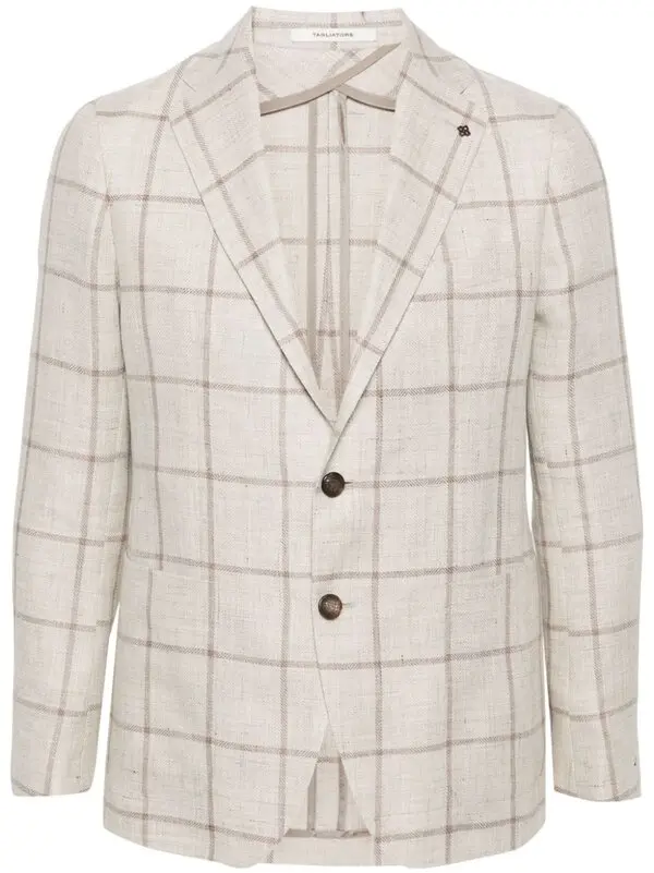 Tagliatore Check-pattern Blazer