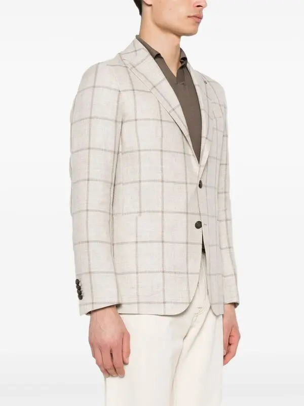 Tagliatore Check-pattern Blazer