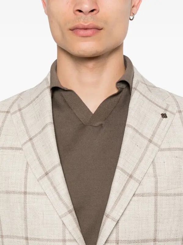 Tagliatore Check-pattern Blazer
