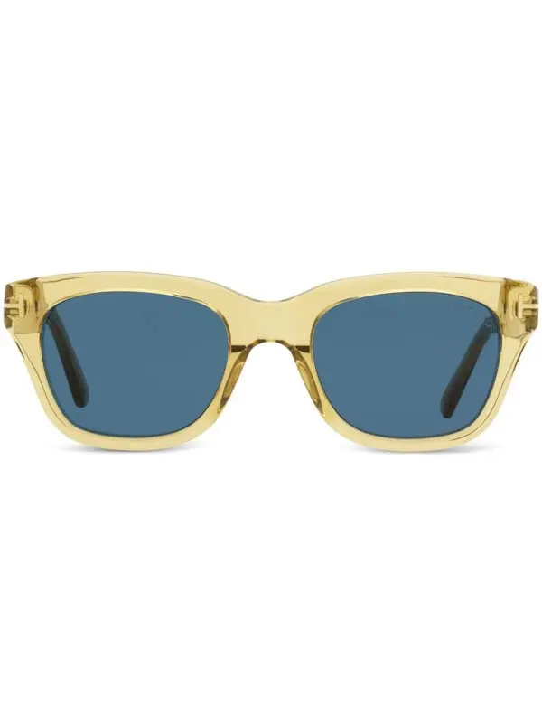 TOM FORD Snowdon Square-frame Sunglasses - Neutrals