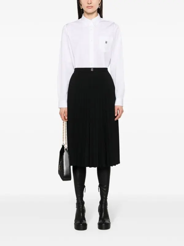 Givenchy 4g-plaque Cotton Shirt