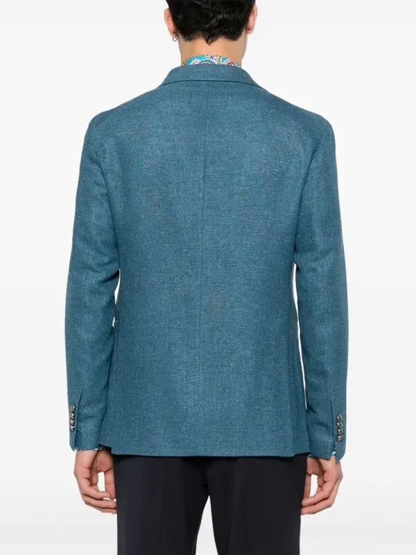 Tagliatore Knitted Single-breasted Blazer