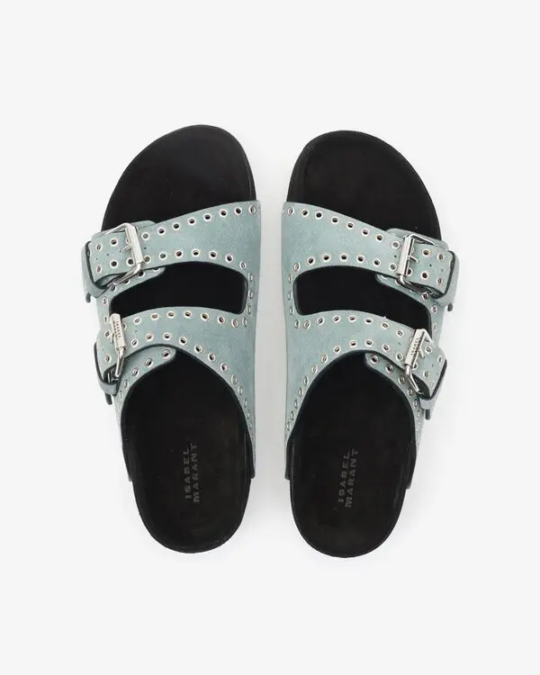 Isabel Marant Étoile Lennyo Studded Suede Sandals