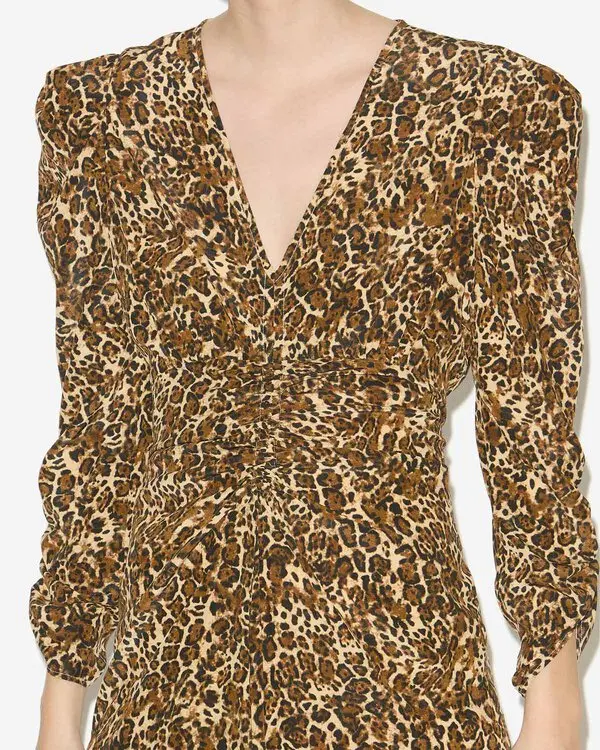 Isabel Marant Albini Print Dress - Leopard