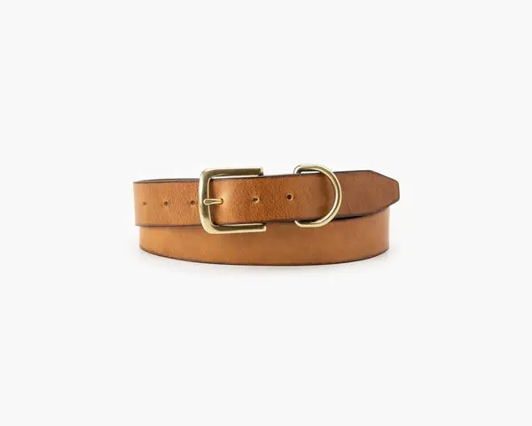 LEVI'S Lux Leather Belt - Cognac