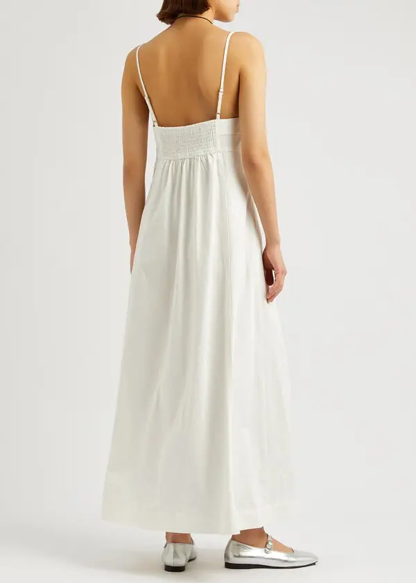 Free People Just Jill Maxi Dress in Ivory - M