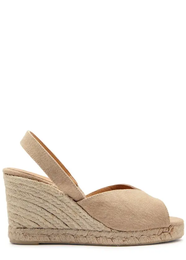 CastaÑer Brisa 80 Canvas Wedge Espadrilles