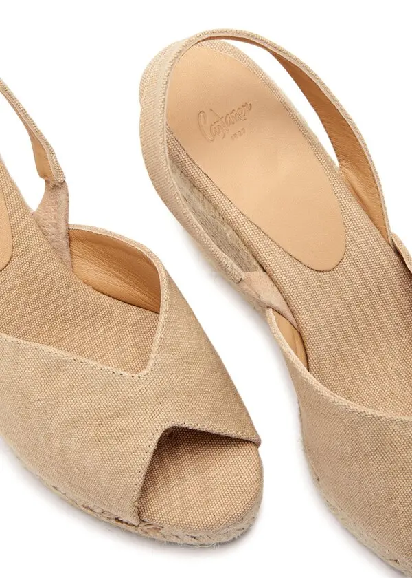 CastaÑer Brisa 80 Canvas Wedge Espadrilles