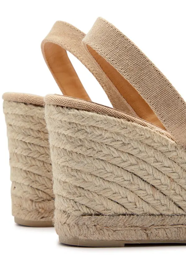CastaÑer Brisa 80 Canvas Wedge Espadrilles