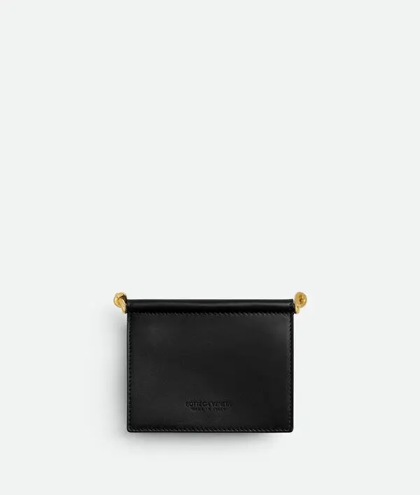 BOTTEGA  VENETA Solstice Business Card Case - Black