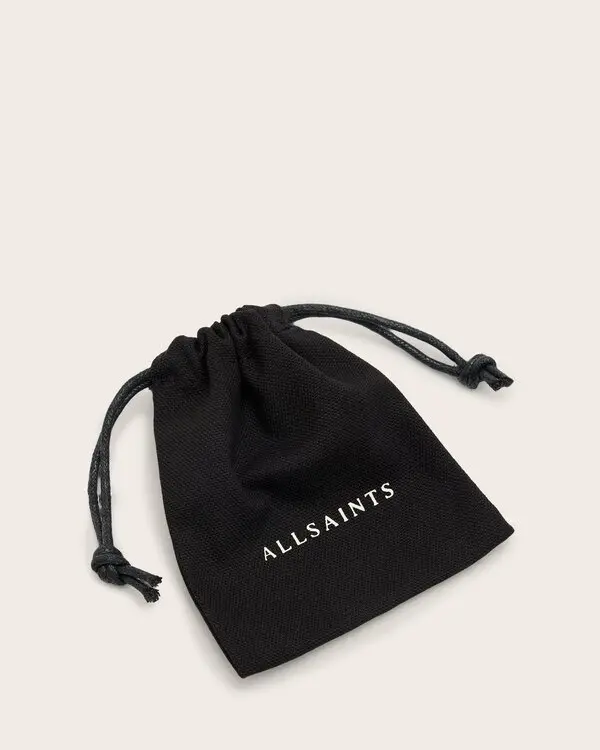ALLSAINTS Carabiner Necklace - Wrm Slver/wrm Bras
