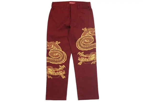Supreme Dragon Work Pants