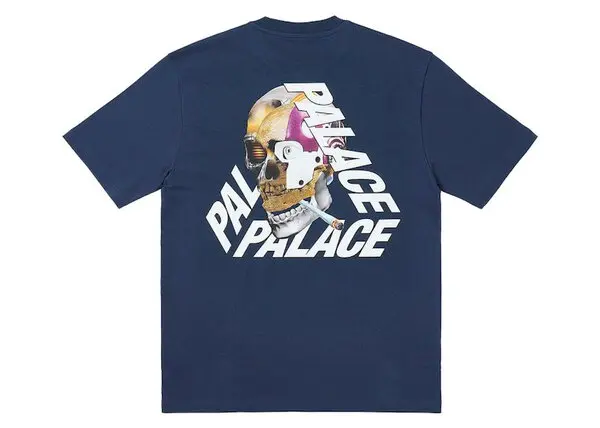 PALACE Baked P3 T-shirt - Navy Blue