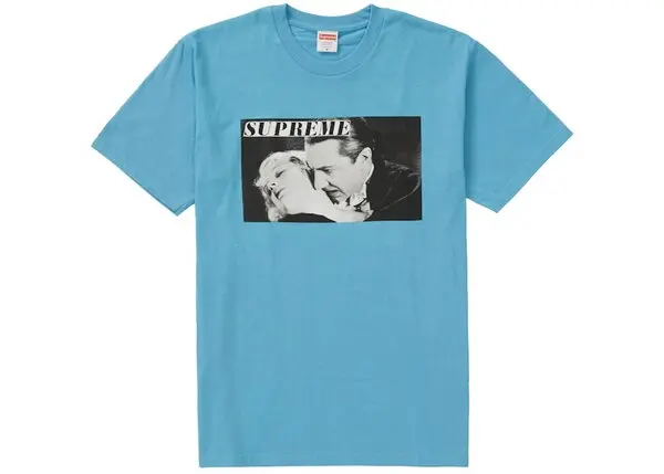 Supreme Bela Lugosi Tee Shirt - Light Slate