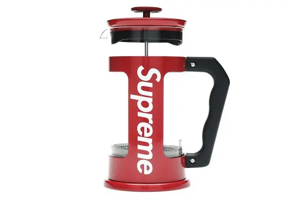 Supreme Bialetti 8 Cup French Press - Red