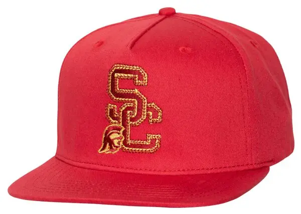 TRAVIS SCOTT X Mitchell & Ness Usc Trojans Snapback Cap - Red