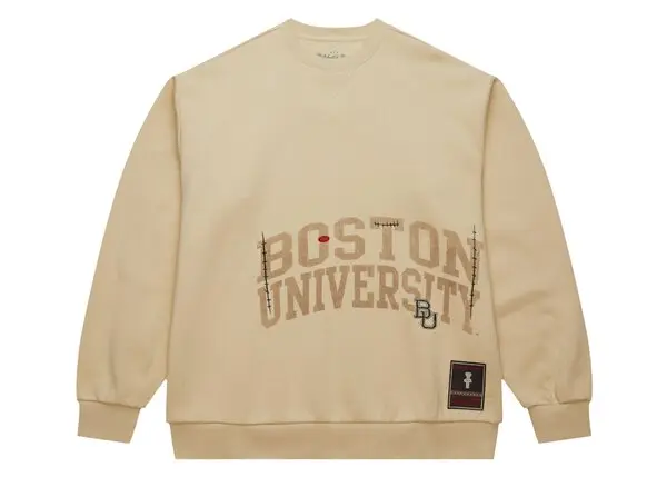 TRAVIS SCOTT X Mitchell & Ness Boston University Pullover Sweatshirt