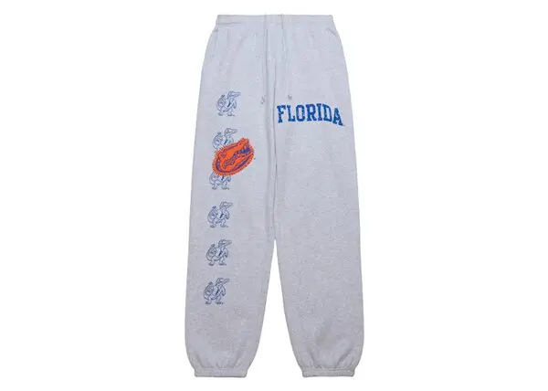 TRAVIS SCOTT X Mitchell & Ness Florida Gators Classic Sweatpants - Heather Grey