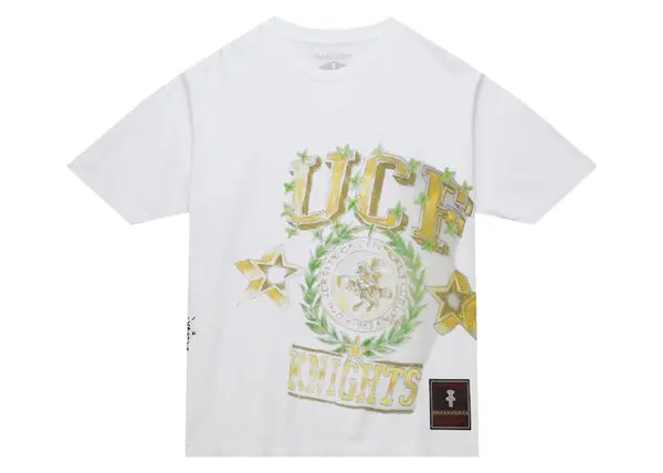 TRAVIS SCOTT X Mitchell & Ness Ucf Knights Handdrawn T-shirt - White