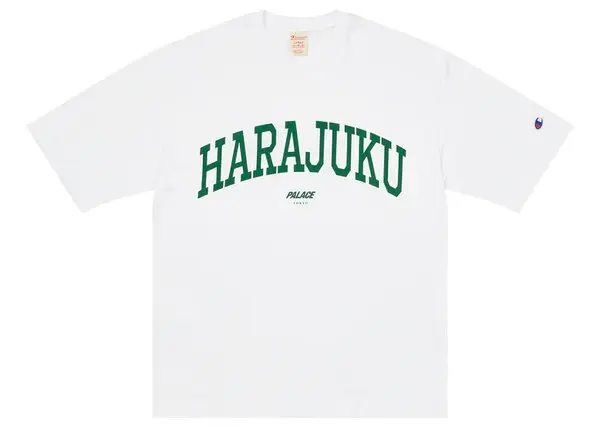 PALACE Champion Shop Harajuku T-shirt - Tokyo White