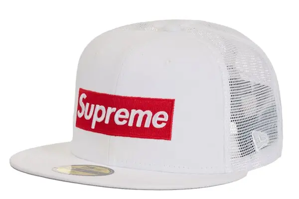 Supreme Box Logo Mesh Back Cap - White