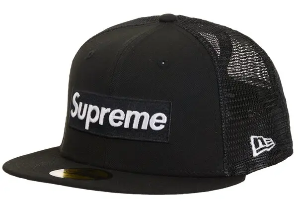Supreme Box Logo Mesh Back Cap - Black