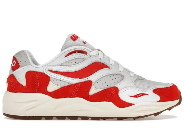 Saucony Grid Shadow 2 Ivy Prepin - White/red