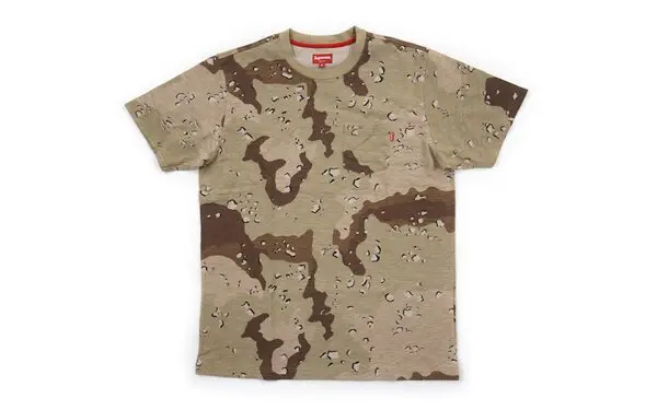 Supreme Pocket Tee Shirt - Desert Camo