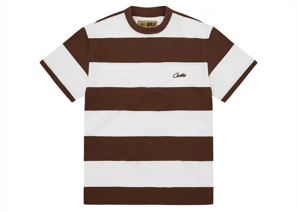 CORTEIZ Striped T-shirt - Brown