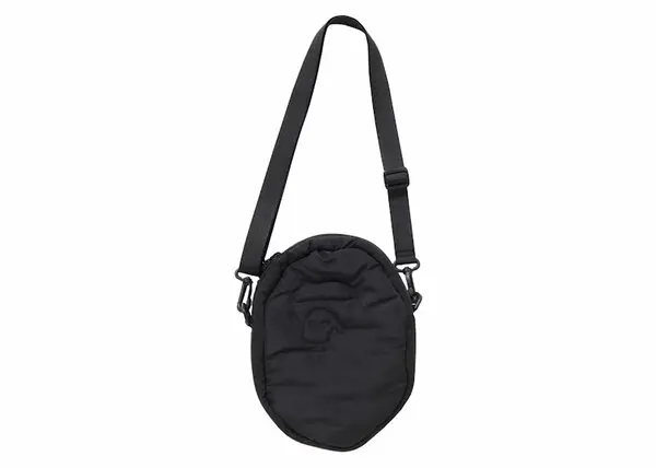 BAPE Quilted Ape Head Shoulder Bag - Black