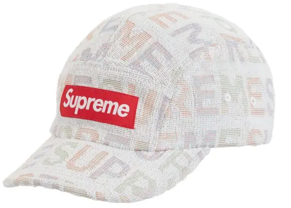 Supreme Terry Spellout Camp Cap - White