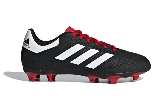 Adidas Goletto Fg Athletic Shoe - Core Black/cloud White/scarelet Red