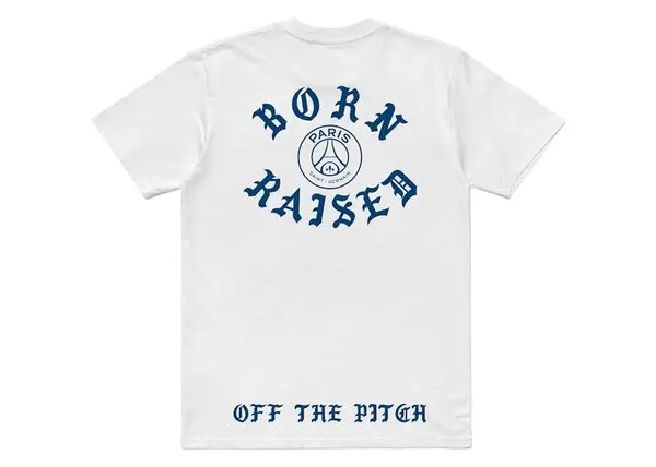 BORN X RAISED X Psg Off The Pitch Tee Shirt - White