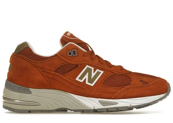 NEW BALANCE 991 Miuk Eastern Species Sneakers - Orange/grey/whiteie