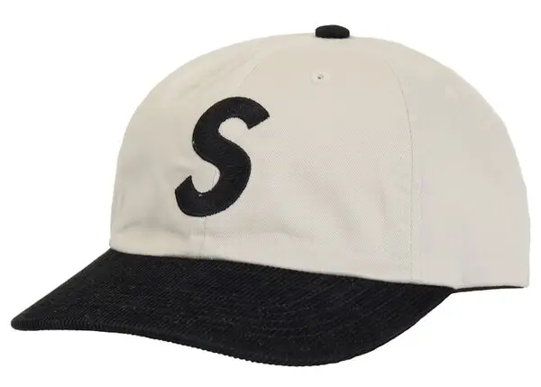 Supreme S Logo 6 Panel Cap - Stone