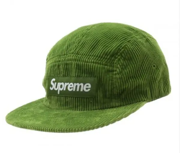 Supreme Corduroy Camp Cap - Green