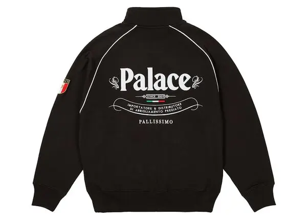 PALACE Italia Zip Funnel - Black