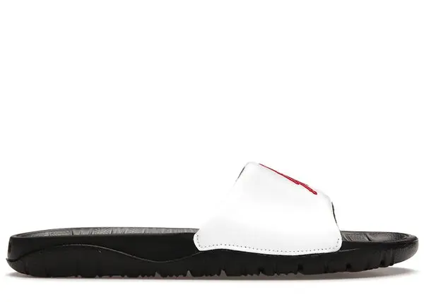 JORDAN Break Slide - White/university Red/black