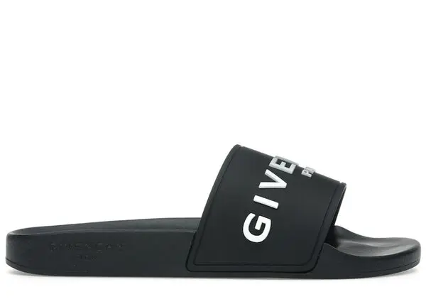 Givenchy Paris Slide Sandals - Black