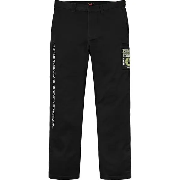 Supreme Undercover/public Enemy Work Pant - Black