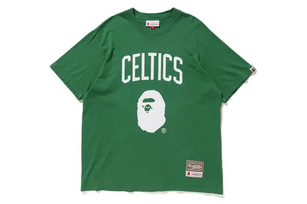 A BATHING APE X Mitchell & Ness Celtics Tee Shirt