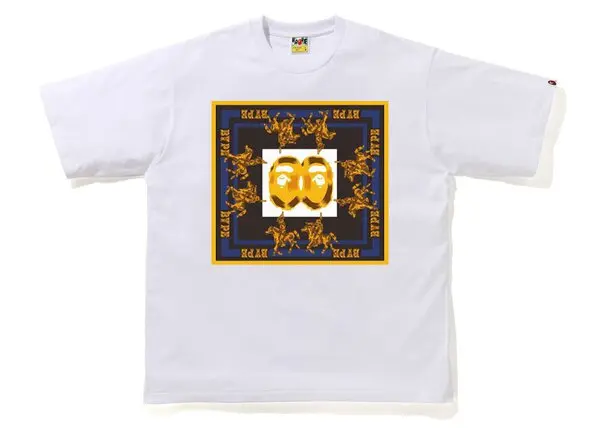 A BATHING APE Double Ape Head Relaxed T-shirt - White