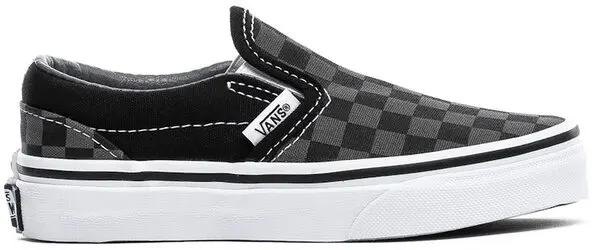 VANS Classic Checkerboard Slip-on Sneakers - Black/pewter