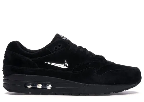Nike Air Max 1 Jewel - Black/chrome