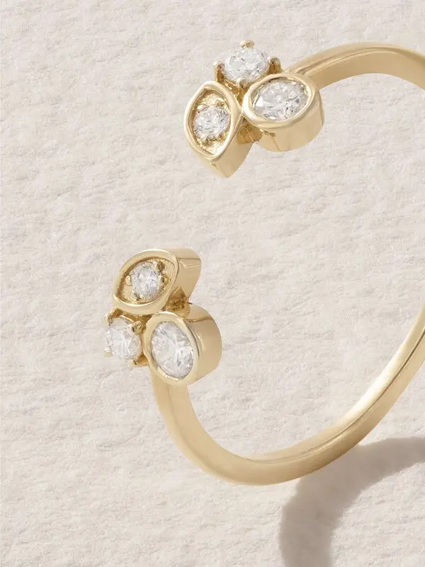 SYDNEY EVAN 14-karat Diamond Evil Eye Ring