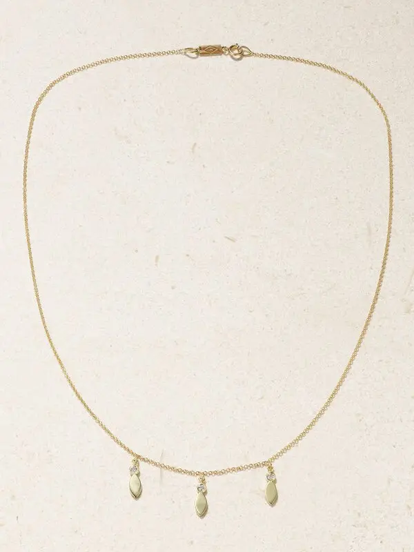 JENNIFER MEYER 18-karat Diamond Necklace - Gold