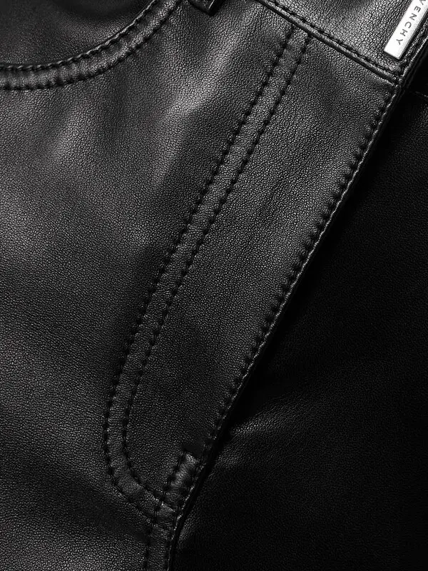 Givenchy Leather Midi Skirt