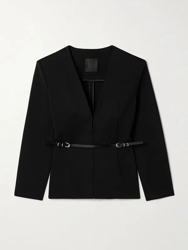 Givenchy Belted Jersey Blazer