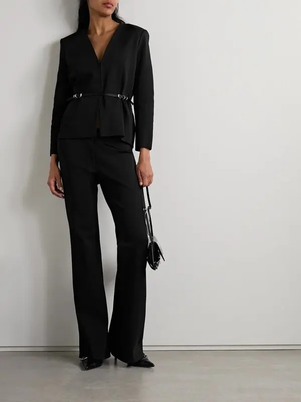 Givenchy Belted Jersey Blazer